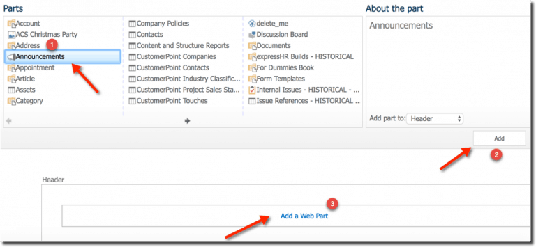 There are other things you can do with Announcements list like creating SharePoint alerts when ...