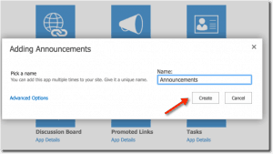Provide a name then click Create . You can also include an additional description for your ...